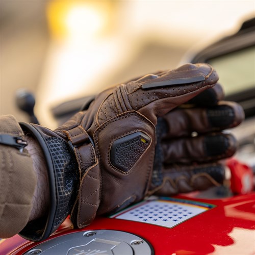 Brian Sansom Police Summer gloves in brown