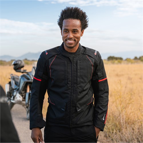 Held Savona GTX jacket in black / red