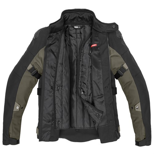 Spidi RW waterproof jacket in green / black