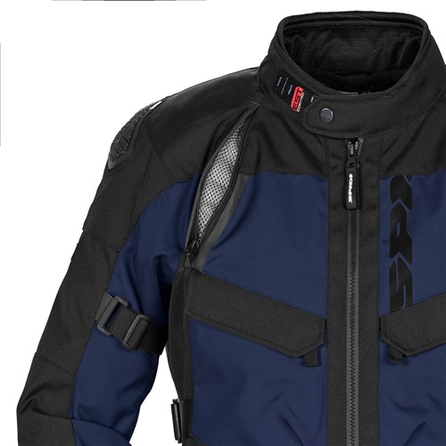 Spidi RW waterproof jacket in blue / black